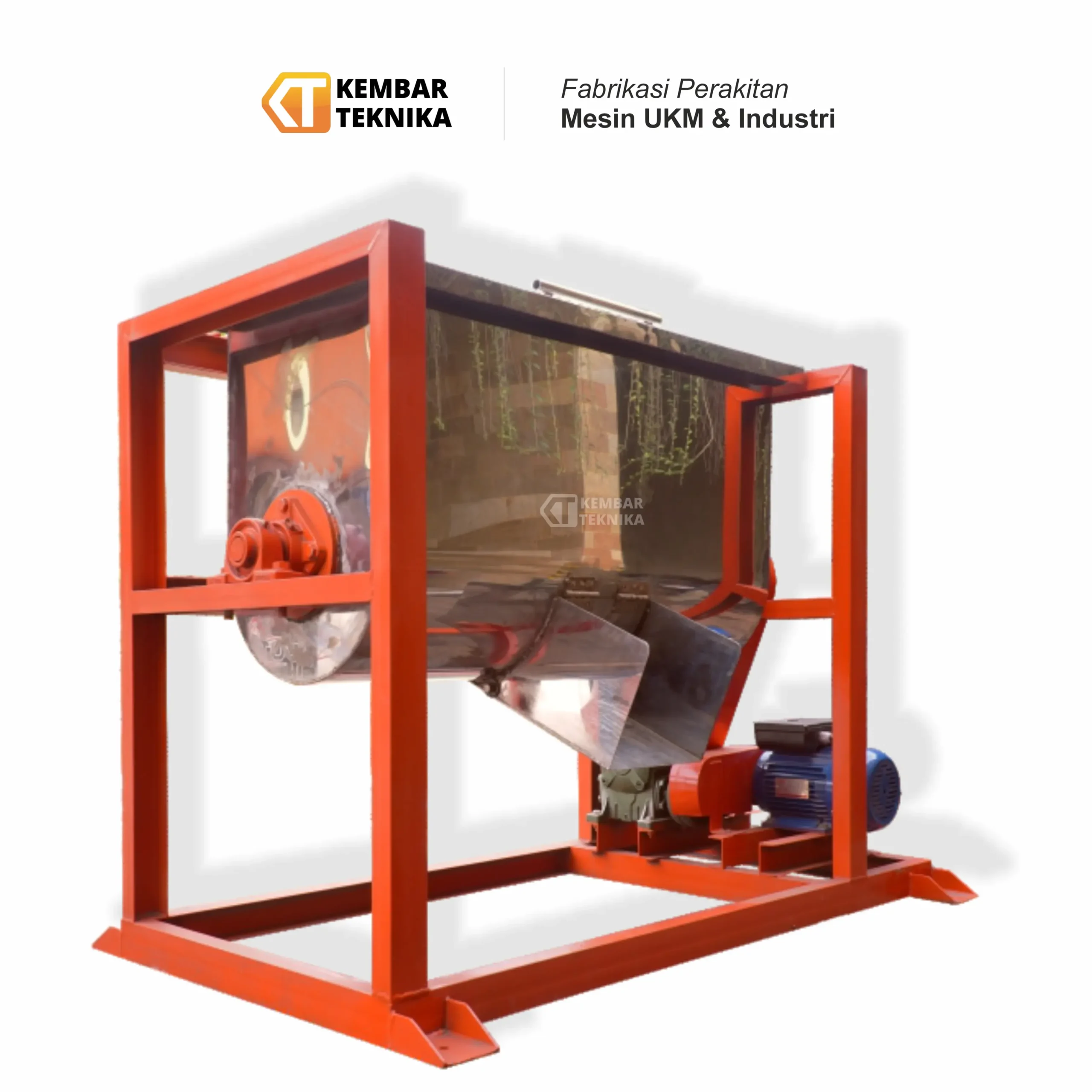 Mesin Horizontal Mixer Kapasitas 50 Kg - Kembar Teknika