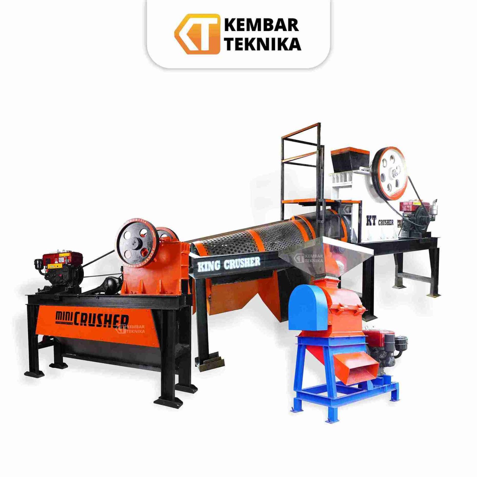 Mesin Mini Crusher - Kembar Teknika
